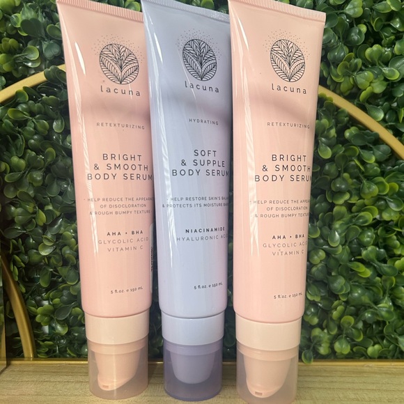 Lacuna | Skincare | Lacuna Retexturizing Smoothing Body Serums 3 Pack ...